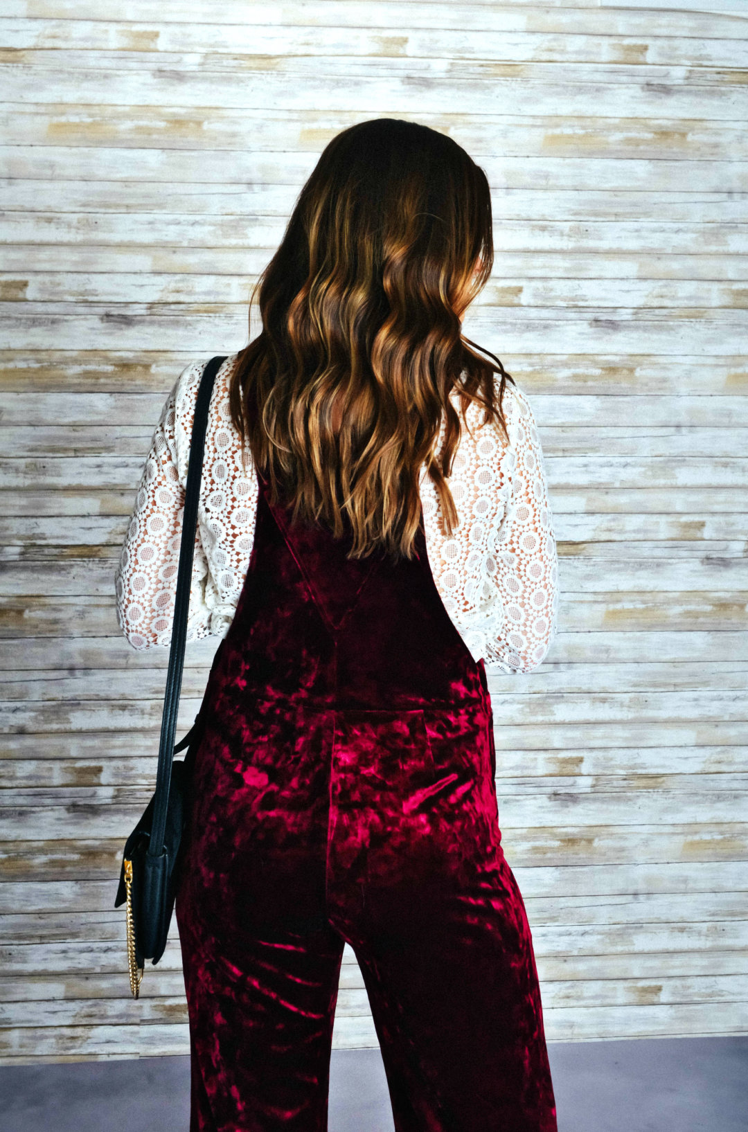 What To Wear To A Holiday Party - Velvet Overalls - To Be Bright