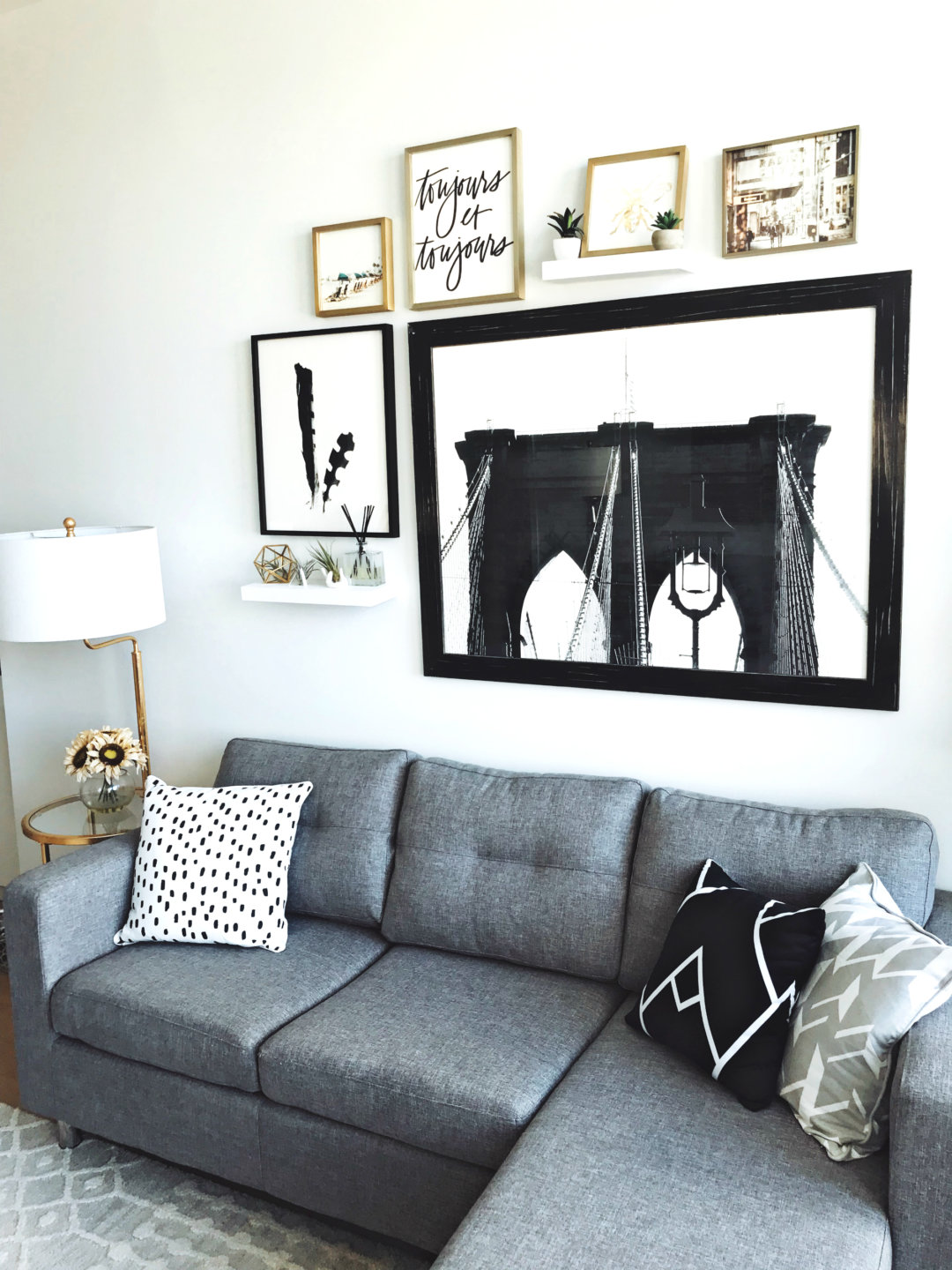 How I Created My Personal Gallery Wall | Minted - To Be Bright