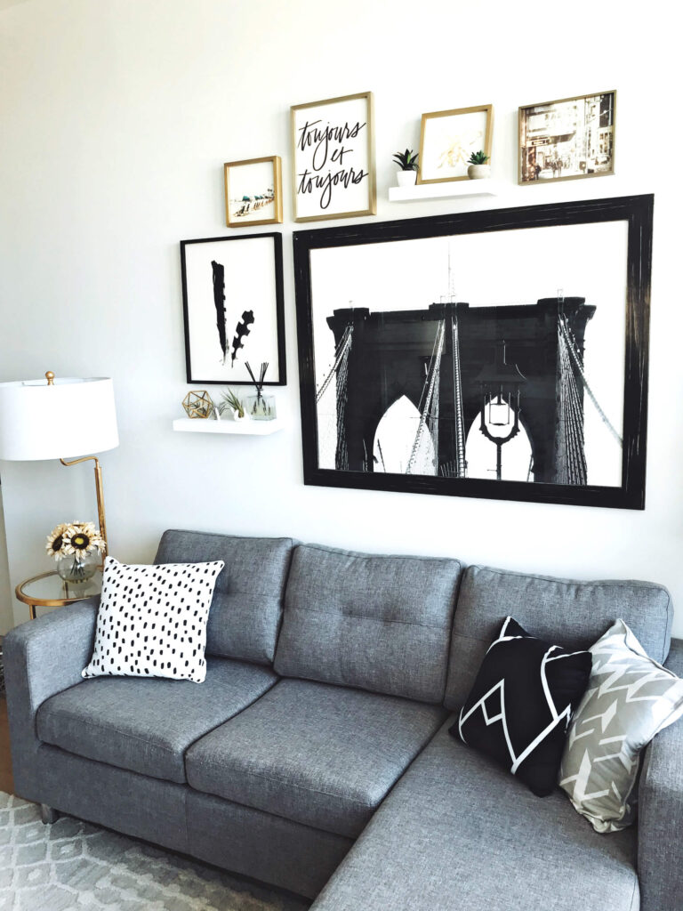 How I Created My Personal Gallery Wall | Minted - To Be Bright