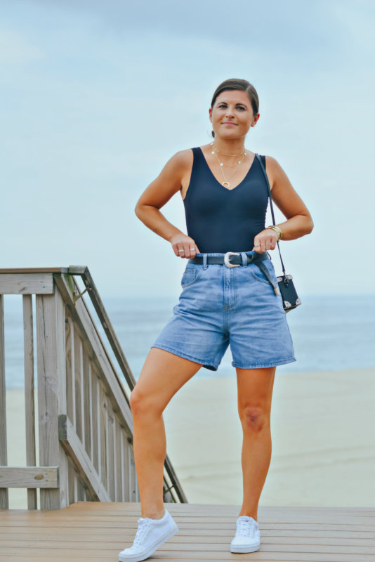 How To Wear Denim Shorts [as An Adult] To Be Bright